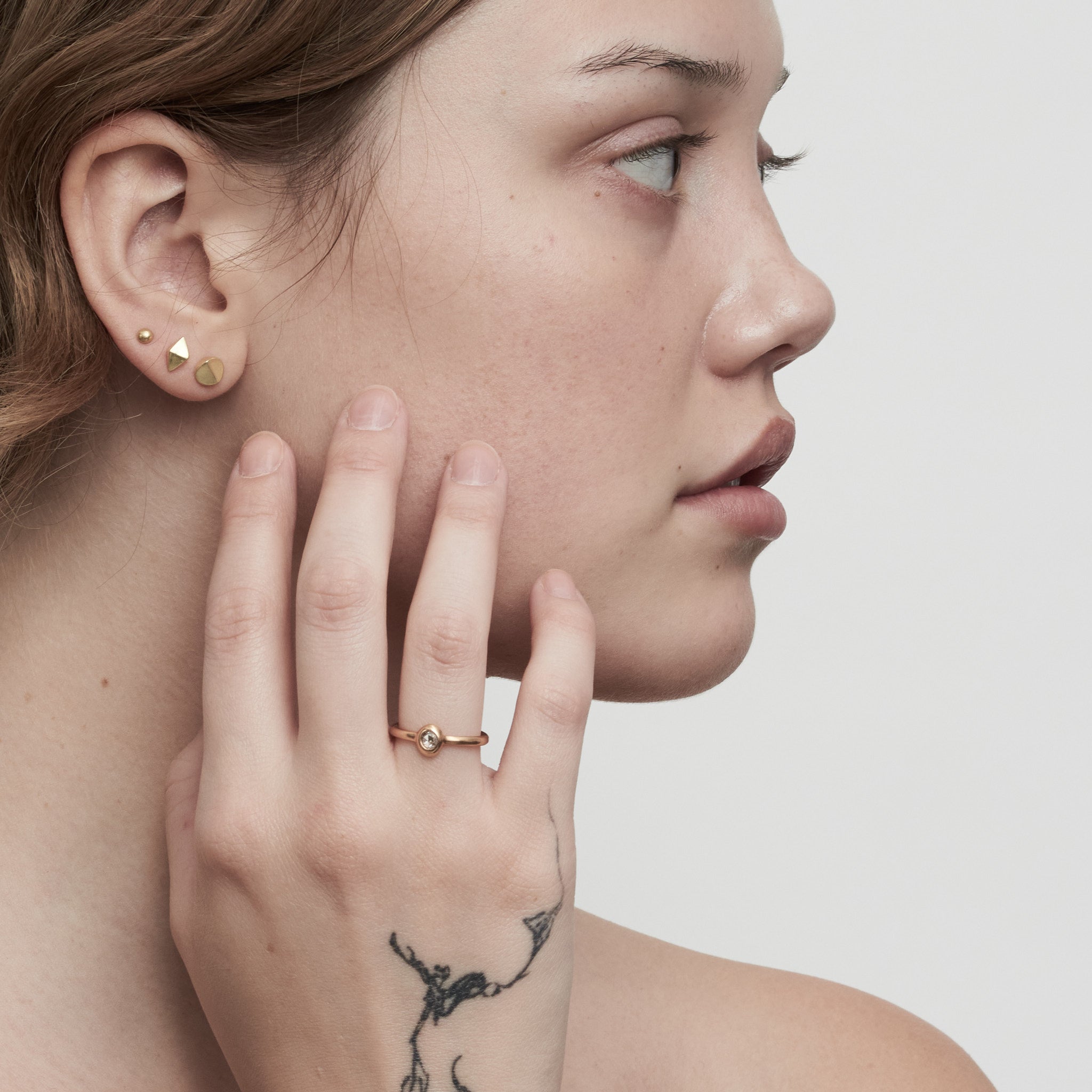 Zora with Rose Cut Diamond – Jill Platner