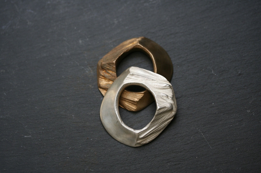 Glacier Napkin Rings, Bronze - set of 4 – Jill Platner